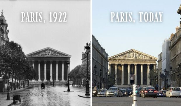 40+ Photos of Paris Then and Now