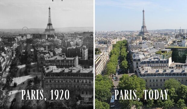 Paris, the Eternal City: The Paris of Yesterday and Today in Photos