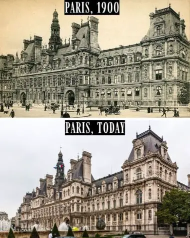 80+ Photos of Paris Then and Now