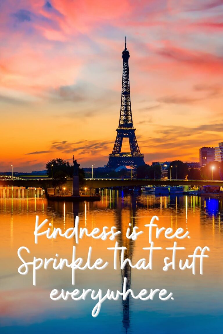 25 Inspirational Quotes with Beautiful Paris Backgrounds