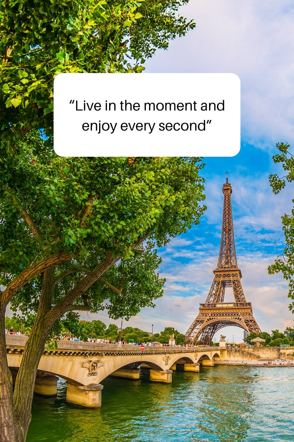 25 Inspirational Quotes with Beautiful Paris Backgrounds