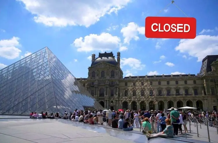 The Louvre Shuts Down as Staff Protest Overcrowding and Working Conditions